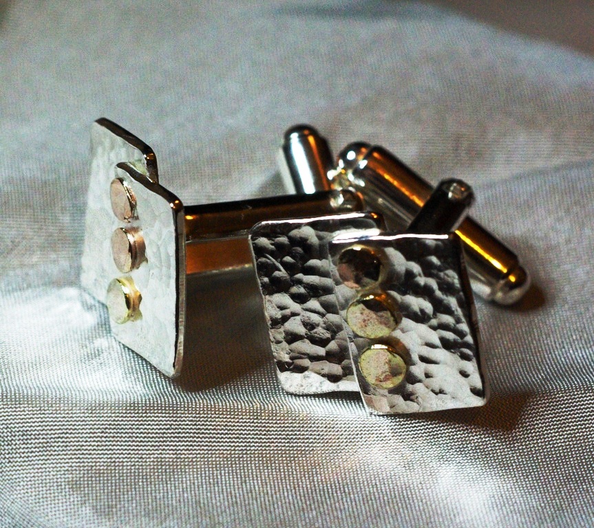 Handmade cufflinks - Richard Chown Jewellery - custom jewellery